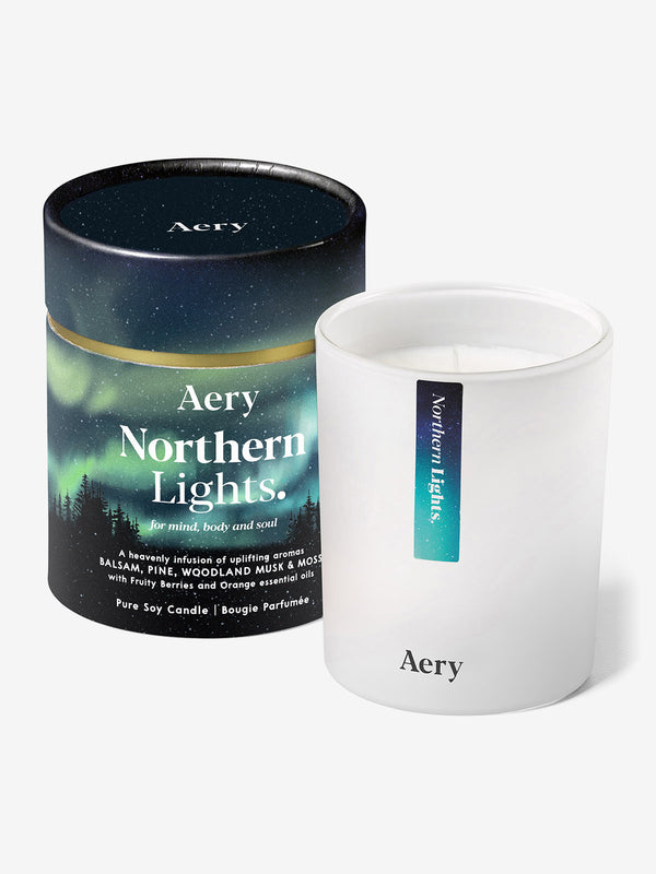 Aery Winter Candle - Northern Lights – Yogamatters