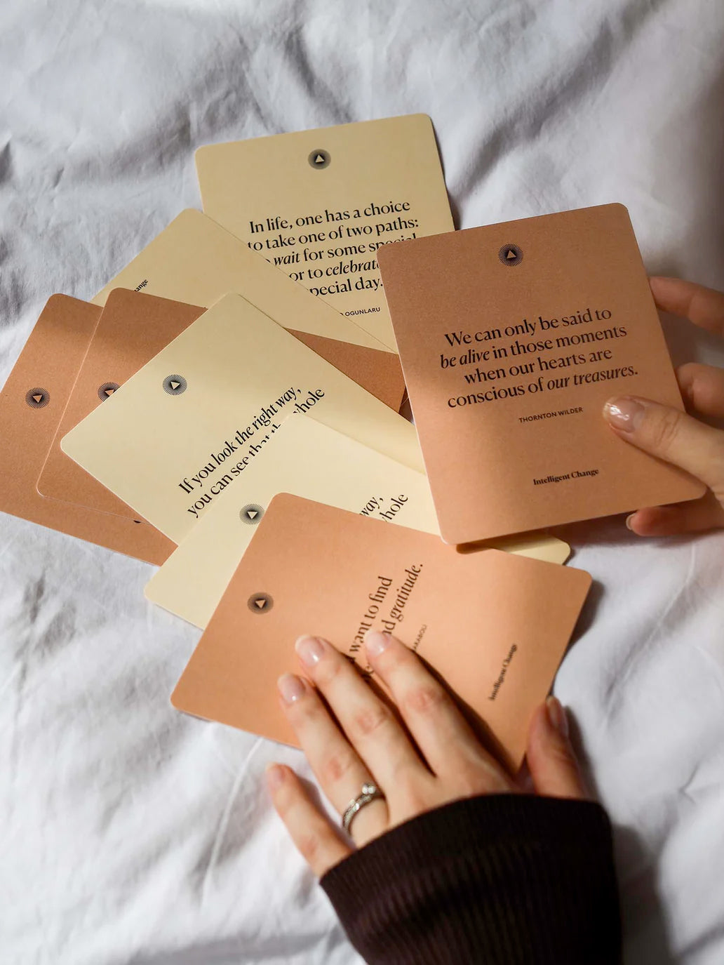 Intelligent Change Gratitude Reminders Quote Cards – Yogamatters