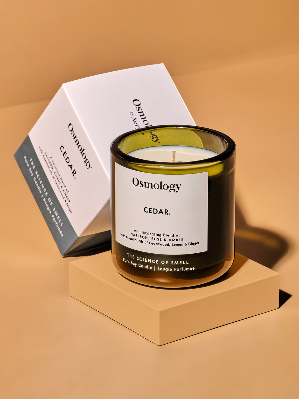 Osmology Utility Glass Candle - Cedar – Yogamatters