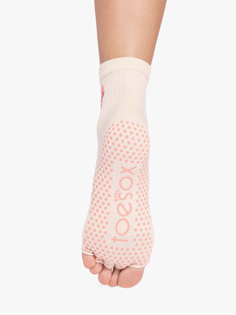 ToeSox Half Toe Melody Ultra Fine Knit Grip Socks - Summer Love ...