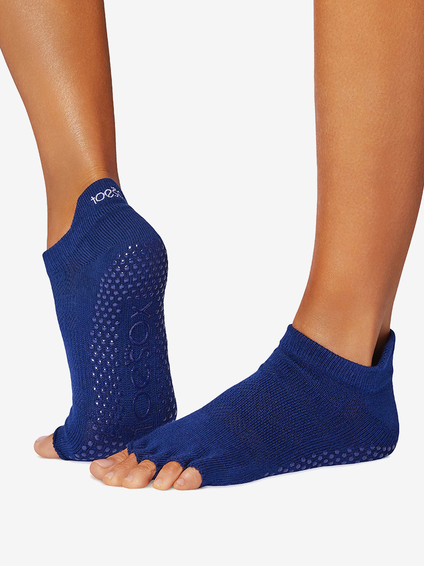 ToeSox Half Toe Low Rise Grip Socks - Deep Navy – Yogamatters