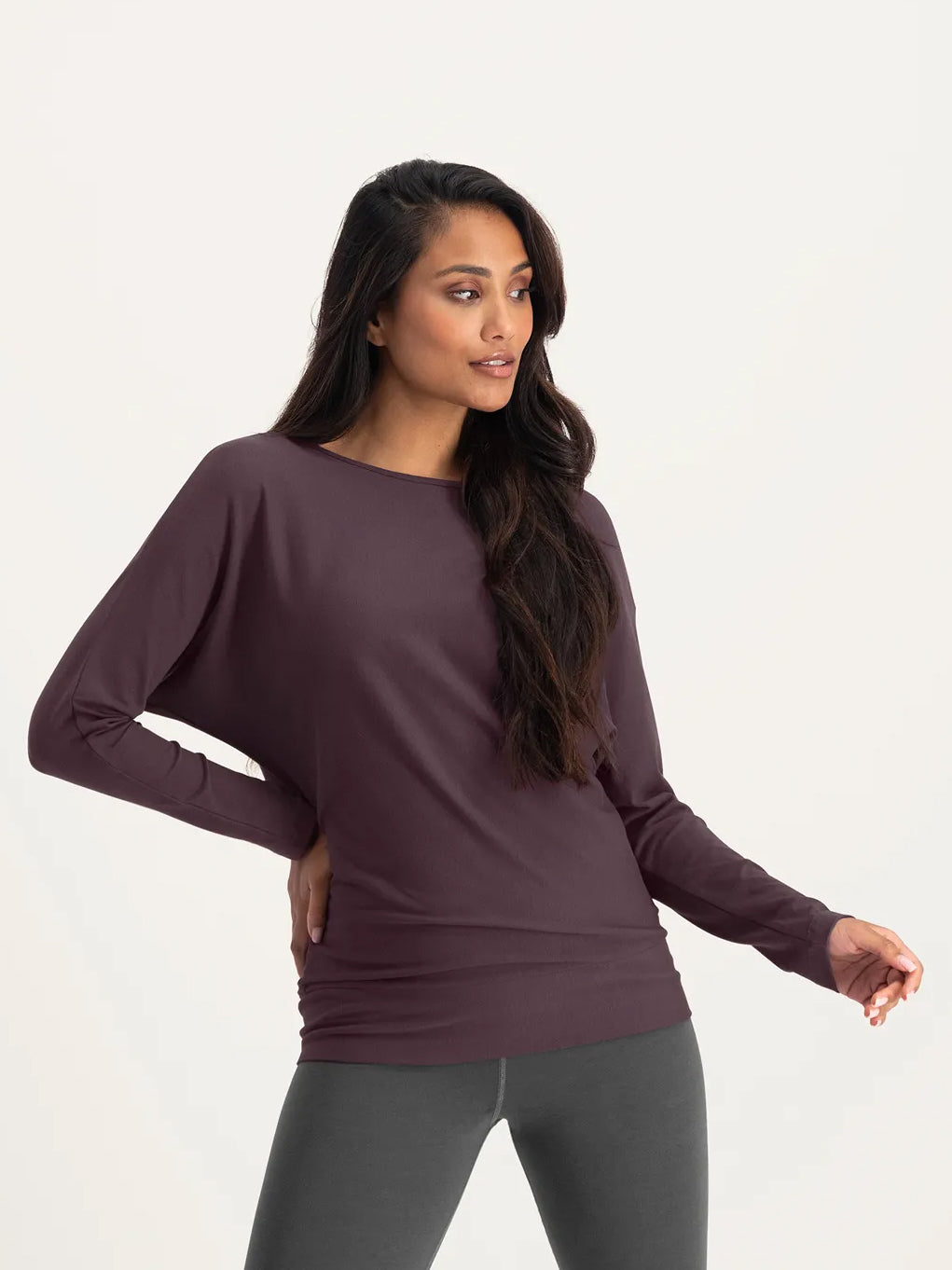 Urban Goddess Budhi Long Sleeve Yoga Top - Berry – Yogamatters