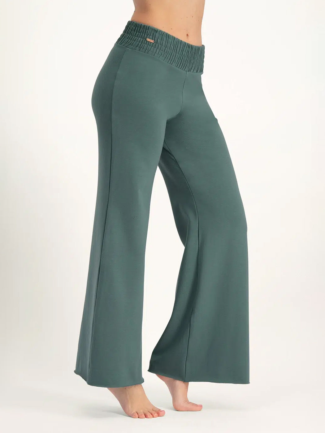 Urban Goddess Flow Wide-Leg Yoga Pants - Forest – Yogamatters