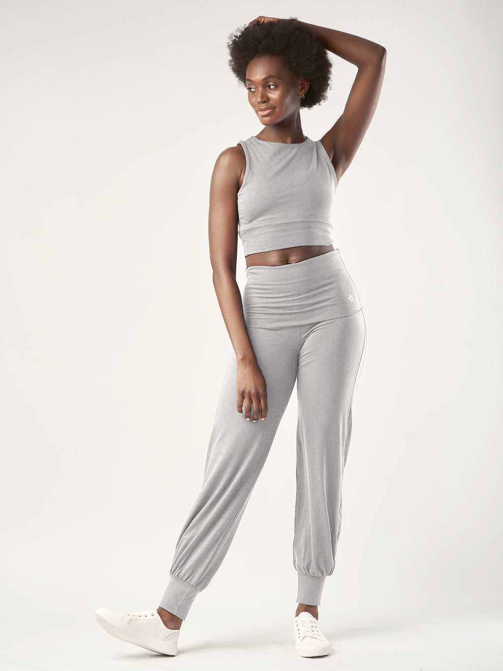 Gossypium Aspire Harem Pants - Marl Grey – Yogamatters